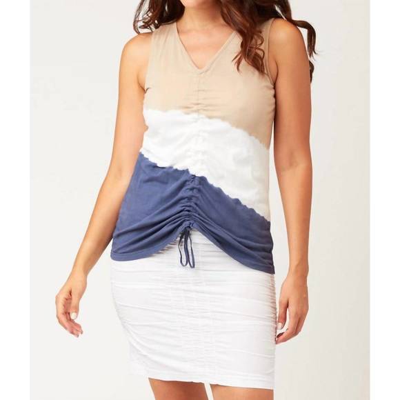 XCVI | Tops | New Xcvi Yanni Tie Tank In Nexus Wash | Poshmark